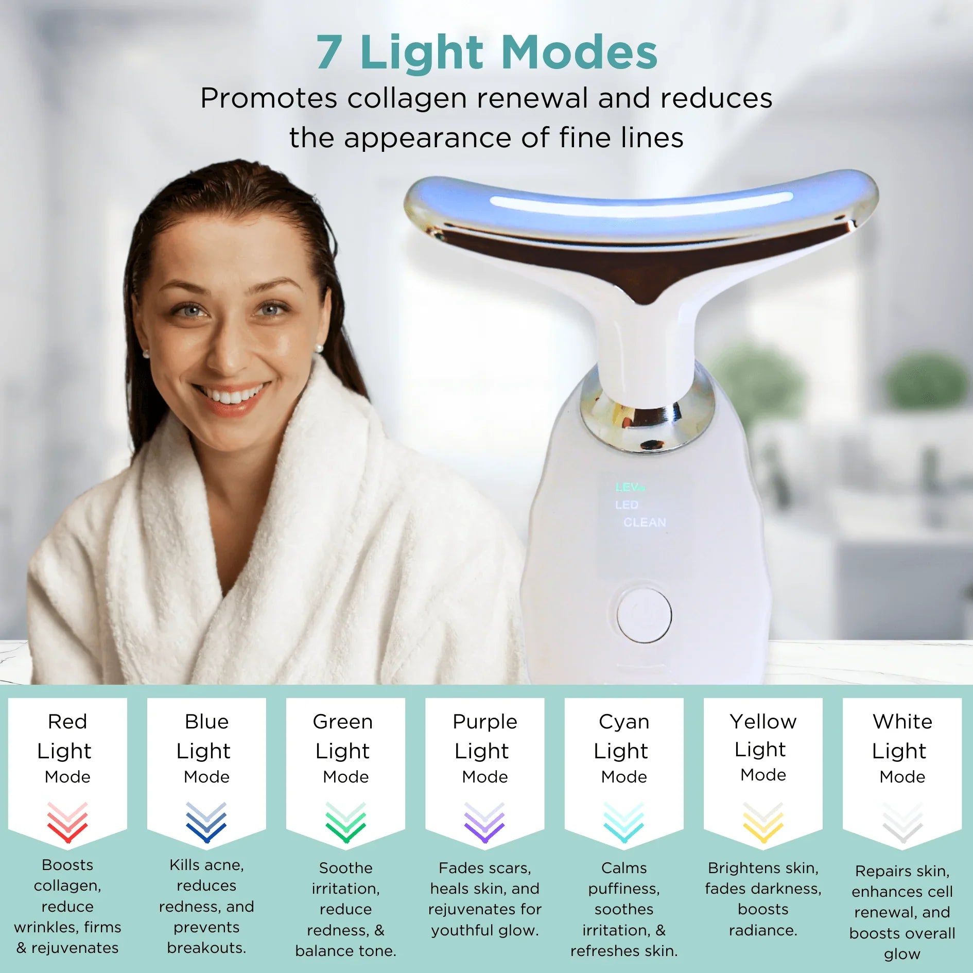 LED FAce Wand Australia | LED Skin Solutions - LED Skin Solutions